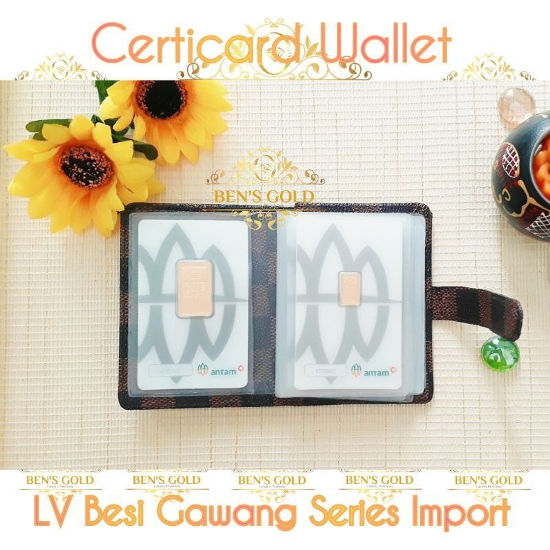 Jual DOMPET ANTAM LOGAM MULIA KEMASAN KARTU PRESS BESI GAWANG SERIES ...