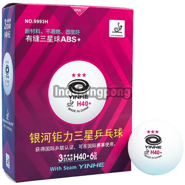 Jual Yinhe 3-Star H40+ ABS+ Poly Balls ~ Bola Pingpong Tenis Meja | Shopee Indonesia