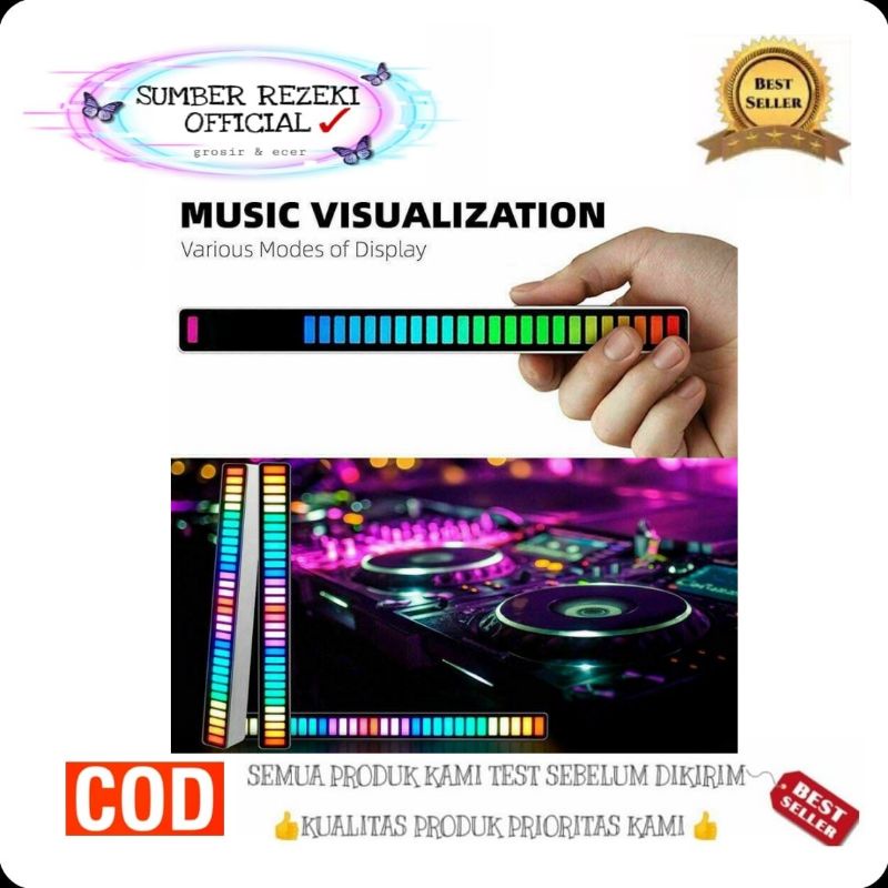 Jual SR - Lampu LED RGB Spectrum Bar Strip Audio Indicator / Music ...