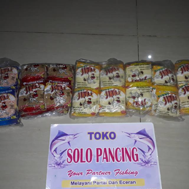 Jual Umpan pelet jitu Merah,Ebie,Telur bebek, murni, kristal harga per ...