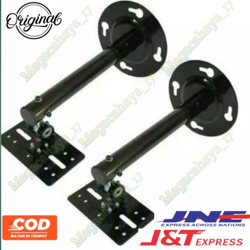 Jual bracket speaker pasif ukuran 8 10 12 inch alat gantung speaker ...