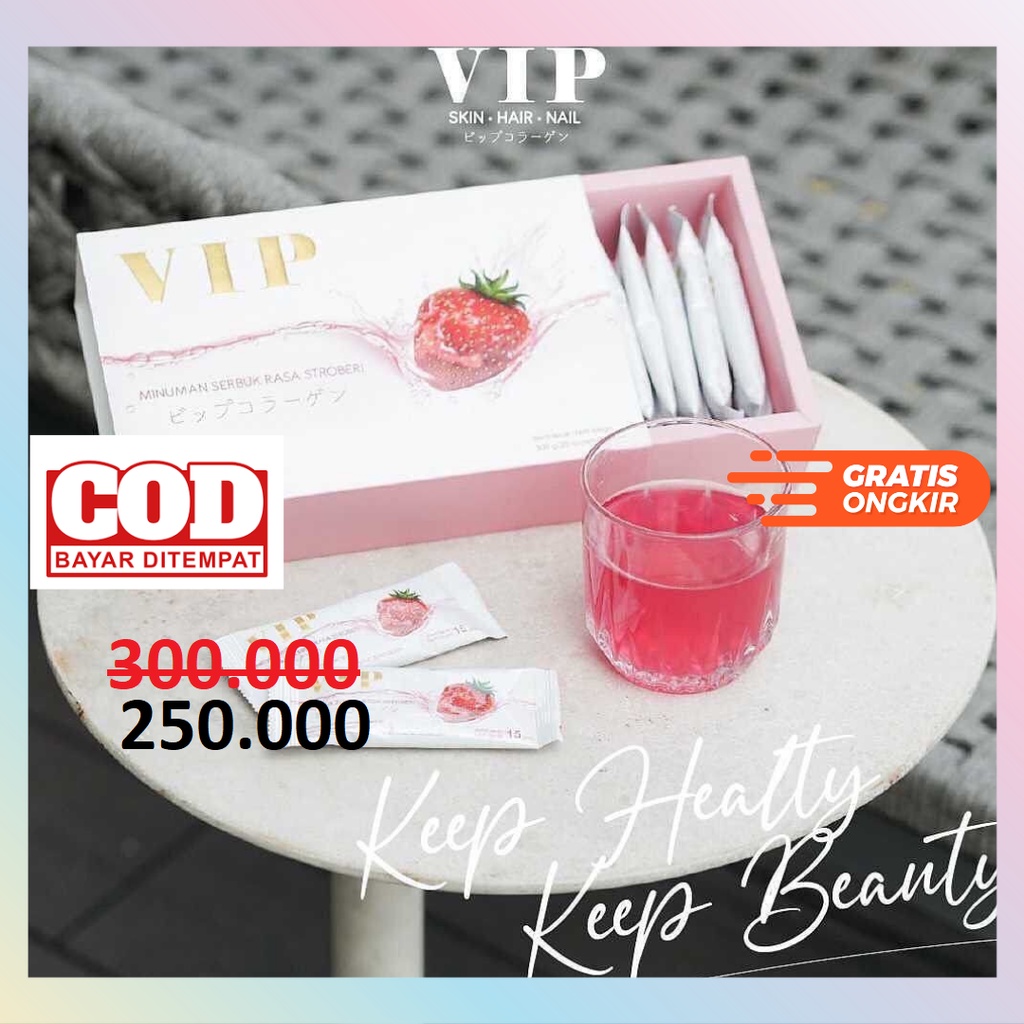 Jual VIP COLLAGEN BOX ( 20 PCS) FLASHSALE SHOPEE MINUMAN COLAGEN ...