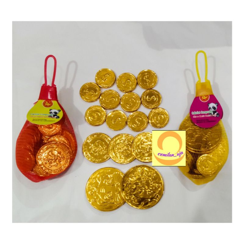 Jual PERMEN COKLAT COMPOUND BENTUK KOIN CHEN LIANG JI 50 GRAM MAKANAN ...