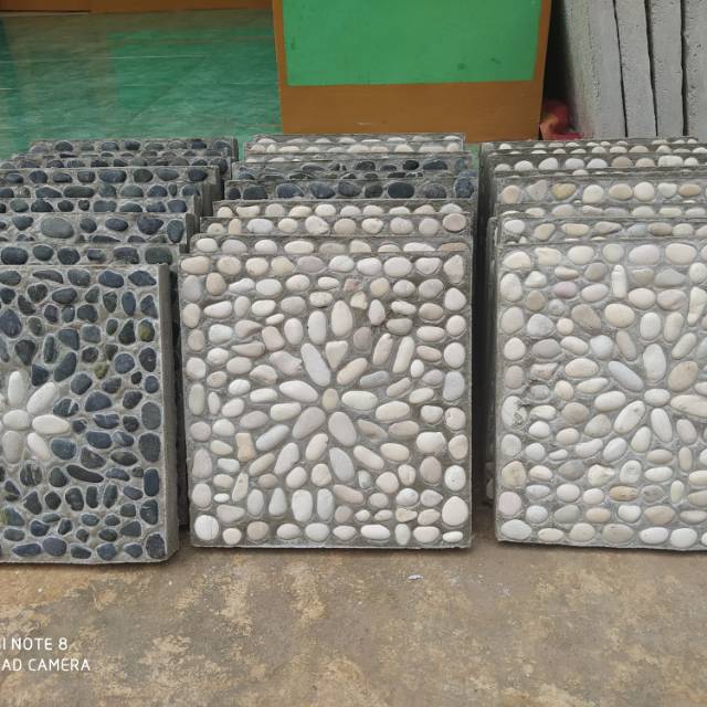 Jual Batu pijakan taman kotak/batu steping kotak/batu hias taman ukuran ...