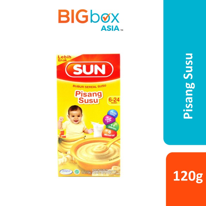 Jual SUN Bc Susu Pisang Susu - 120g (EXP: 27 Agustus 2023 ) | Shopee ...