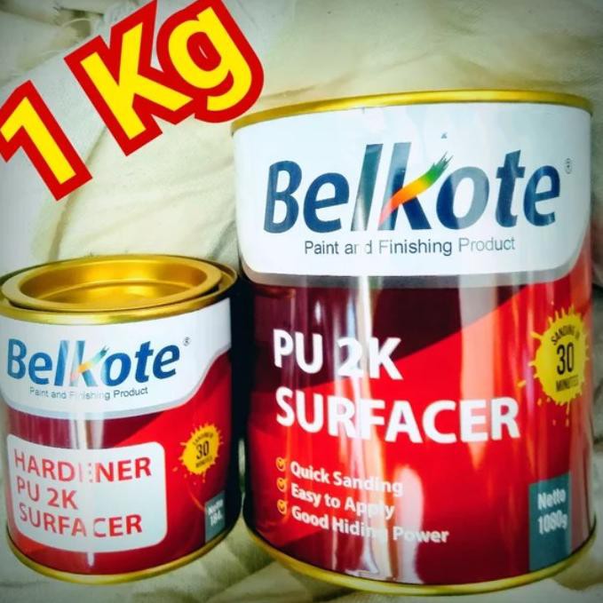 Jual Epoxy 1KG Belkote Belkot Surfacer Foxy Dasaran Cat Poksi Epoksi ...