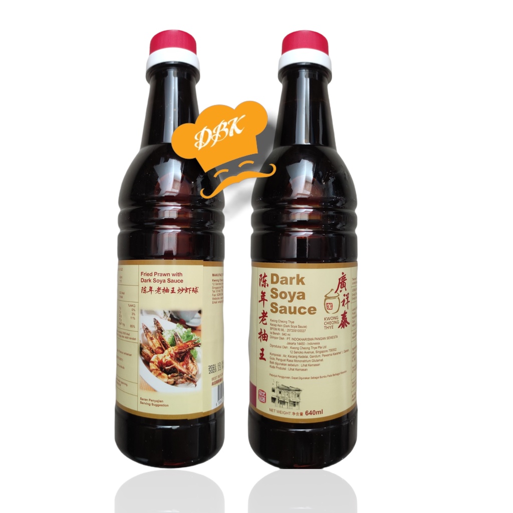 Jual KCT Dark Soy sauce 640ml soya sauce kwong cheong thye | Shopee ...