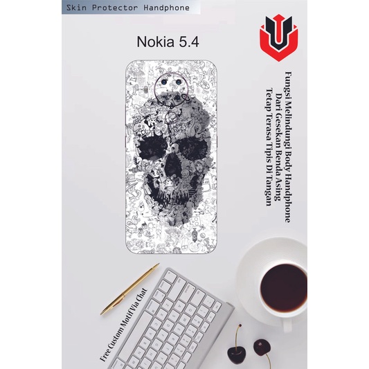 Jual Isi 2pcs Garskin Hp Nokia 5.4 Motif PPP - Free Custom Motif via ...