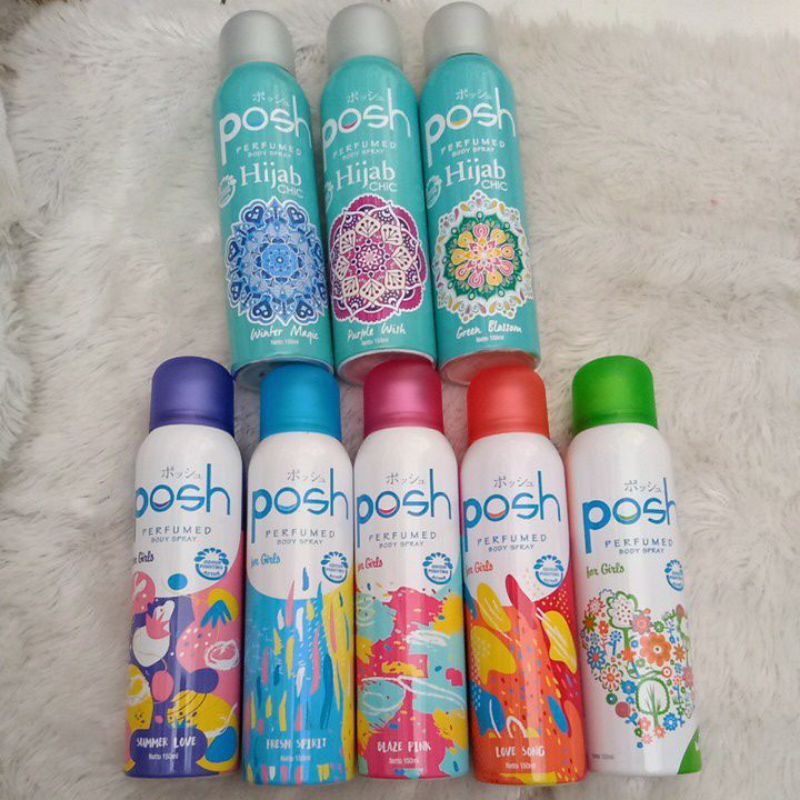 Jual Deo POSH Spray 150ml (Kemasan Baru) | Shopee Indonesia