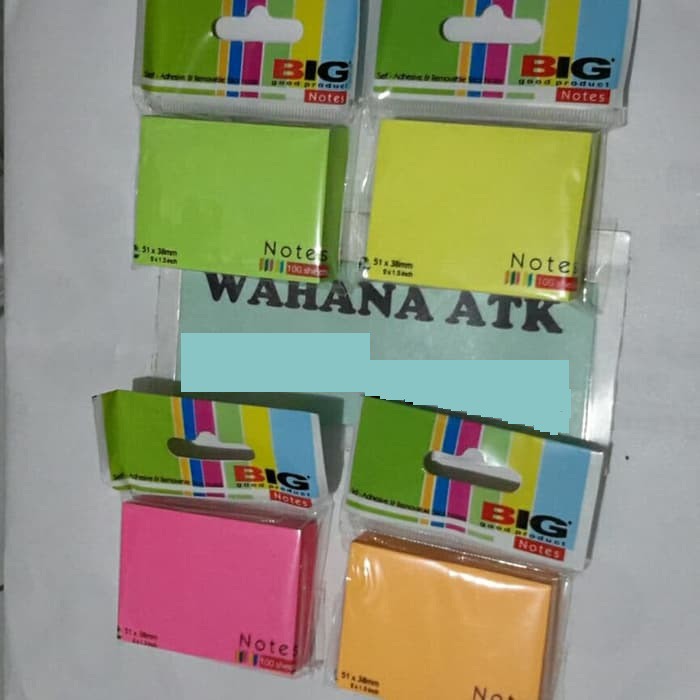 Jual Stick Note memo tempel BIG 51 x 38 | Shopee Indonesia