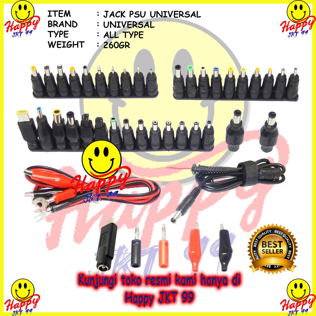 Jual [ HAPPY JKT 99 ] JACK PSU UNIVERSAL LENGKAP TERBARU ALL TYPE ...