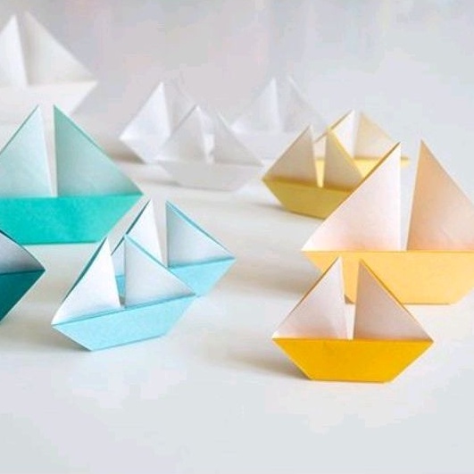 Jual Origami Perahu | Kapal | Sailboat | Boat | Kertas Lipat | Sampan ...