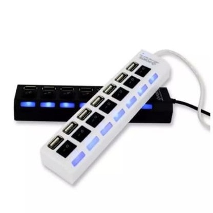 Jual USB HUB 7 PORT ON/OFF (PJ) | Shopee Indonesia