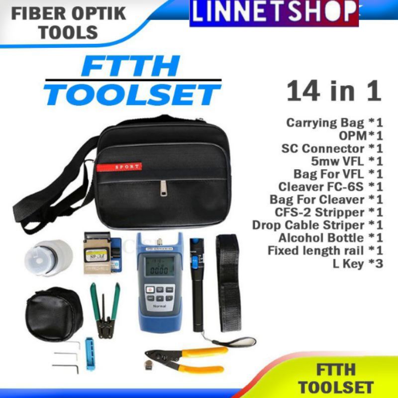 Jual FTTH Tool Set Alat Kerja Fiber Optik | Shopee Indonesia