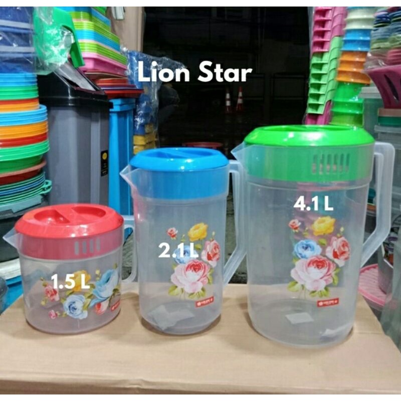 Jual Lion Star Water Jug 1,5 liter, 2,1 liter & 4,1 liter SNI | Shopee Indonesia