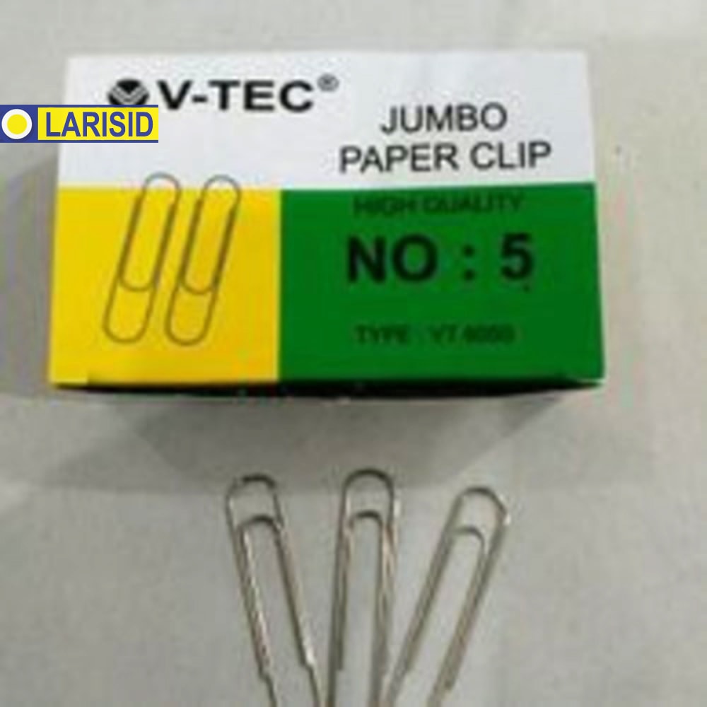 Jual TRIGONAL CLIP PAPER KLIP PENJEPIT KERTAS JUMBO NO 5 | Shopee Indonesia