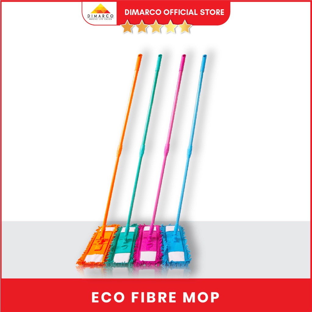 Jual Eco fibre mop microfibre alat kain pel sapu gagang ergonomis original | Shopee Indonesia