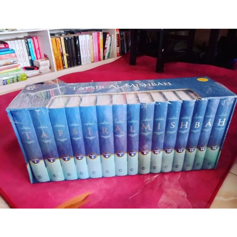 Jual jual Tafsir Al-mishbah jilid 1-15 ori new segel jilid lengkap hard cover | Shopee Indonesia