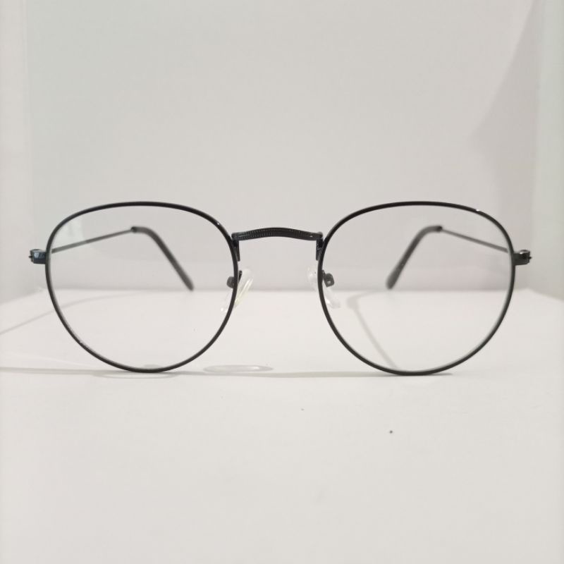 Jual Kacamata Gaya Frame Besi Stainless Model Korea | Shopee Indonesia