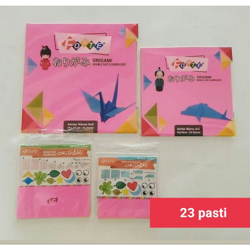 Jual origami Forte 2 sisi 20x20 | Shopee Indonesia