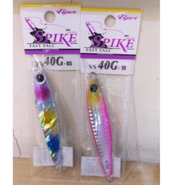 Jual Umpan Pancing Metal Jig 40 gram Fast Fall Viper Spike | Shopee Indonesia