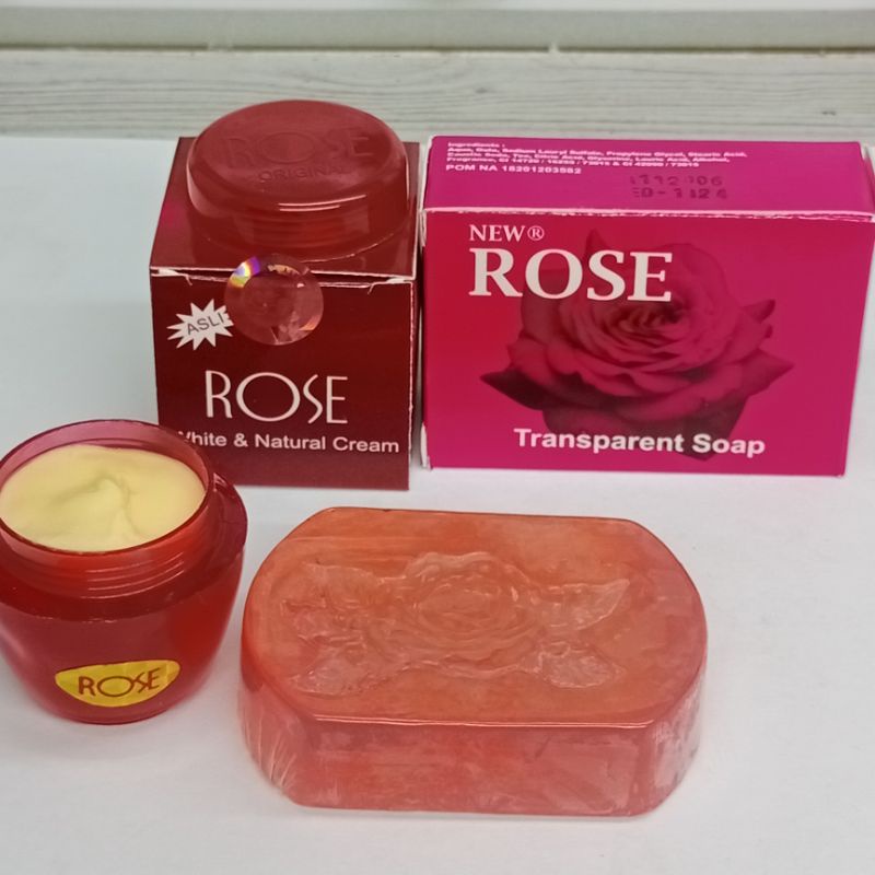 Jual Cream Rose Original+Sabun Rose Transparan Soap | Shopee Indonesia