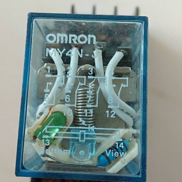 Jual Relay MY4N 24 VDC Omron + socket | Shopee Indonesia
