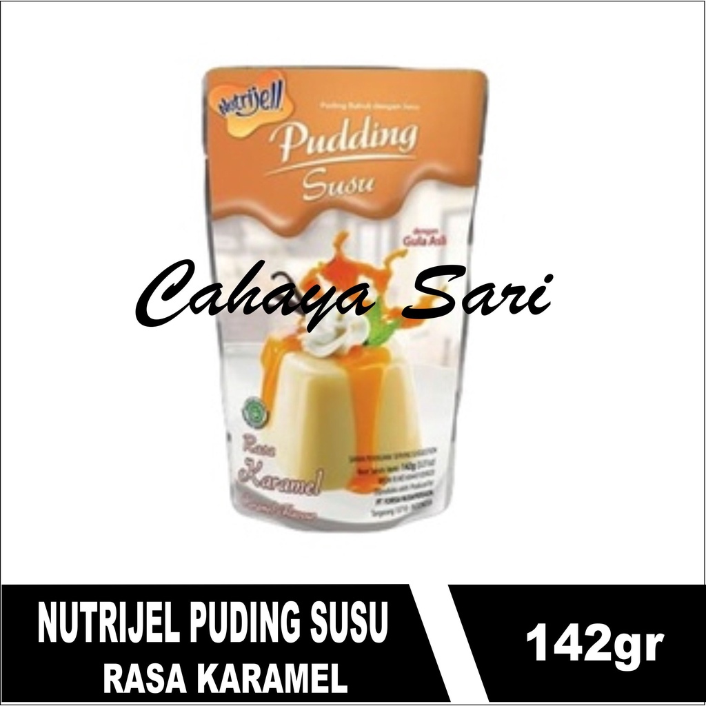 Jual nutrijel PUDING susu rasa KARAMEL caramel flavour 142gr (5.01oz ...