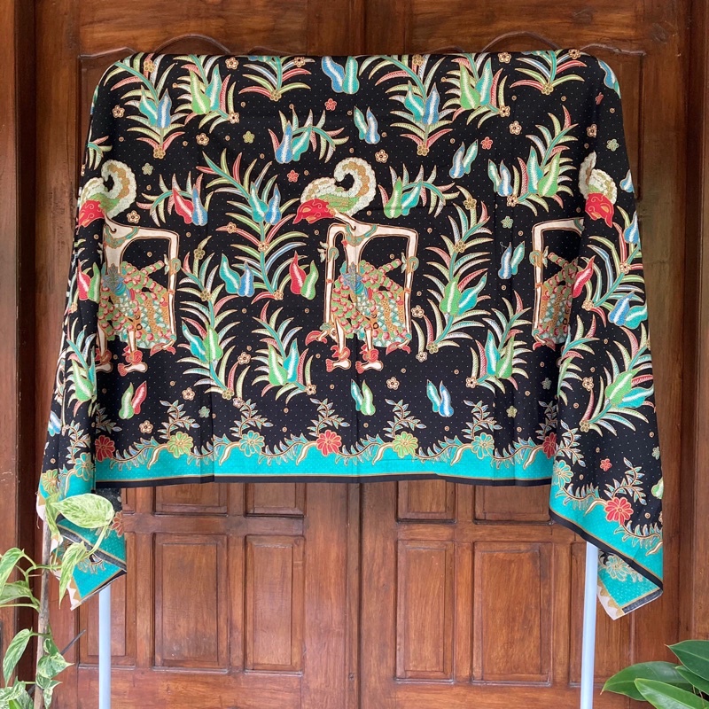 Jual Kain Batik Solo Handprint Motif Wayang | Shopee Indonesia