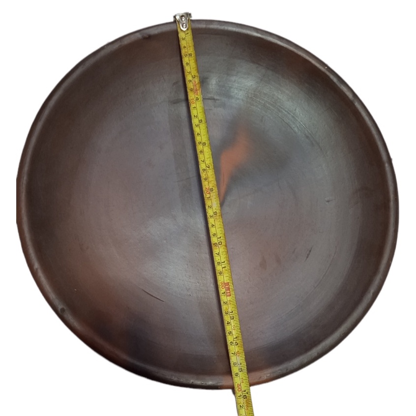 Jual Piring Gerabah Tanah Liat Ukuran Besar Diameter 40cm| Piring Tanah ...