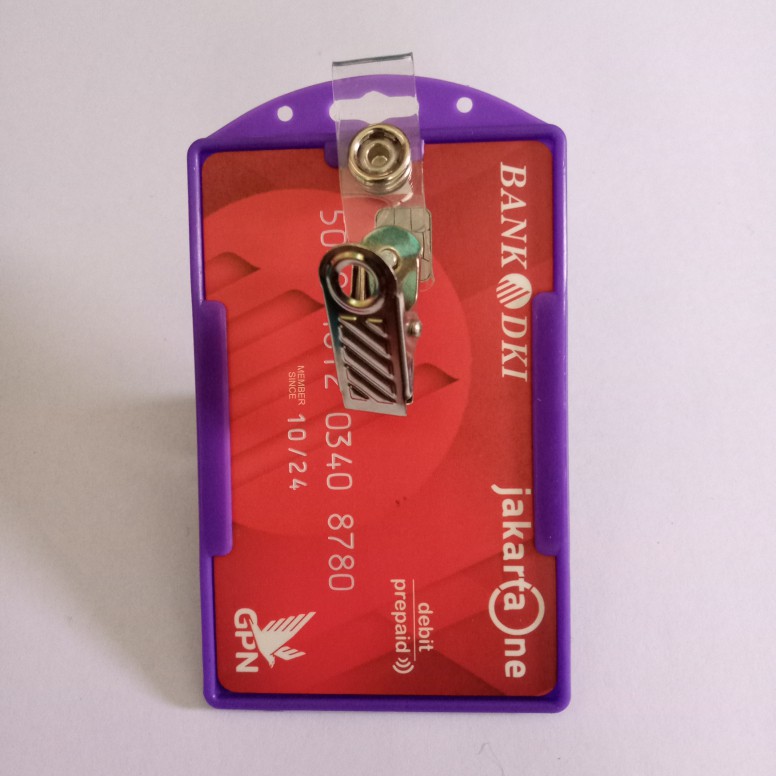 Jual Name Tag / Card Holder + Penjepit | Shopee Indonesia
