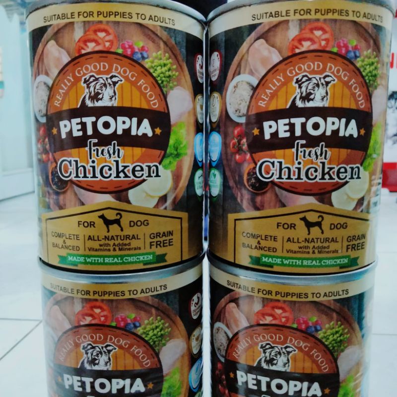 Jual petopia dog kaleng chiken 400gr | Shopee Indonesia