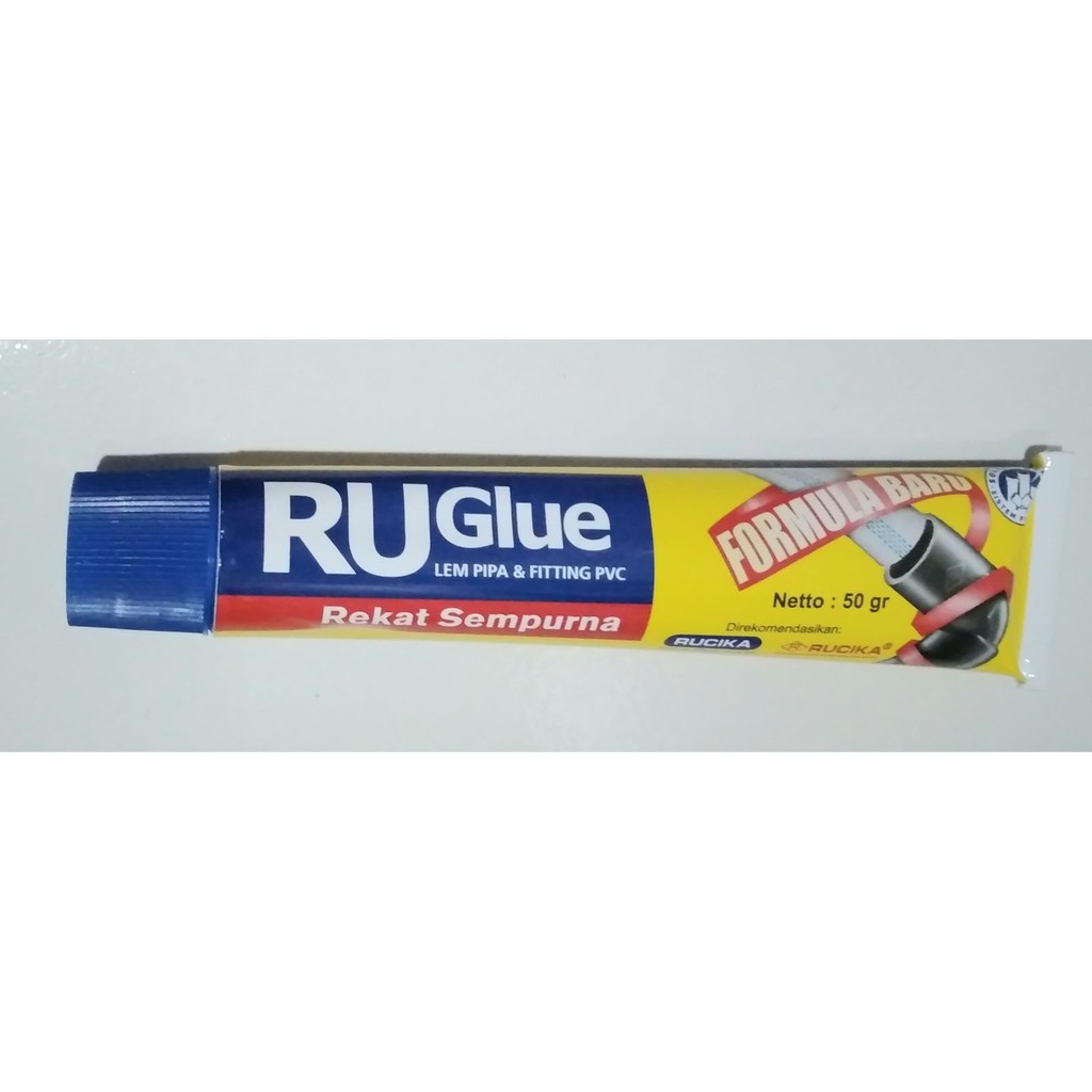 Jual LEM PIPA & FITTING PVC RUGlue ( 50gr ) | Shopee Indonesia