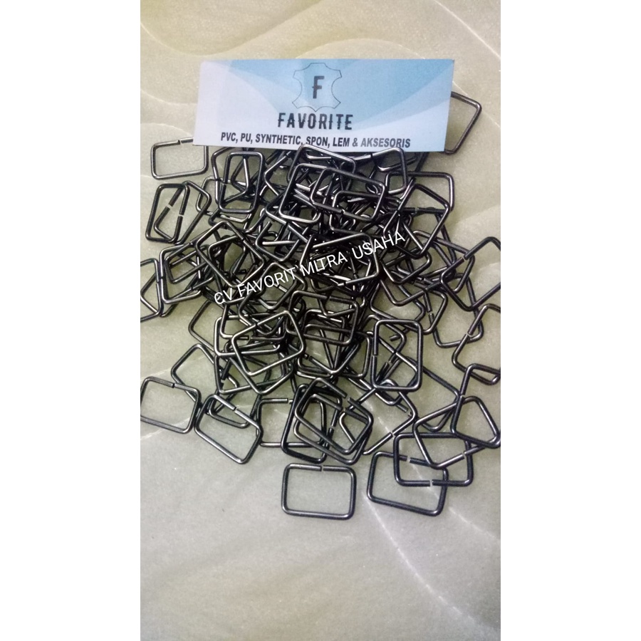 Jual RING KOTAK TIPIS BN (BLACK NICKEL) UKURAN 2CM ISI 100PCS | Shopee ...