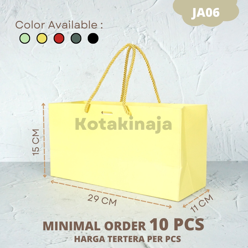 Jual Paperbag Ivory / Paperbag Polos / Tas Kertas Kue / Tas Kertas Hampers / Kemasan Produk ...