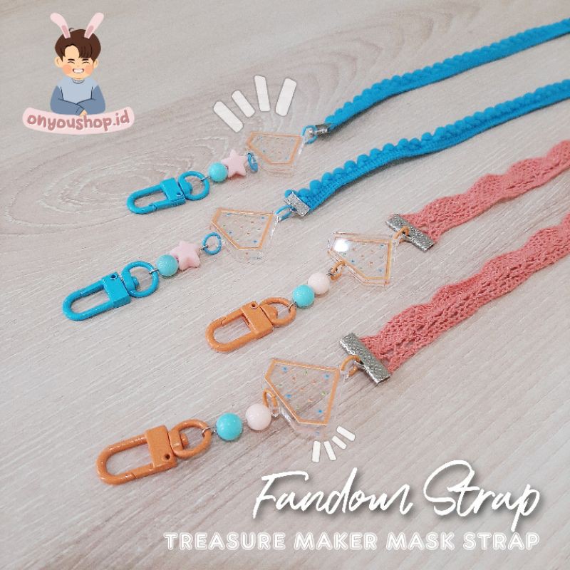 Jual FANDOM STRAP MASK TREASURE MAKER | Shopee Indonesia