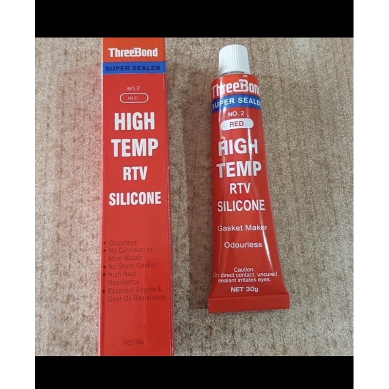 Jual Lem threebond high temp RTV silicone red mereh 30gr 30 gr | Shopee ...