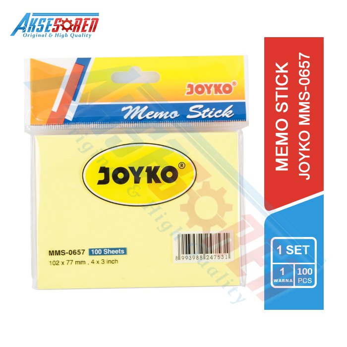Jual MEMO PAD JOYKO [MMS-0654] / STICKY NOTES / MARKS / BUKU MEMO ...