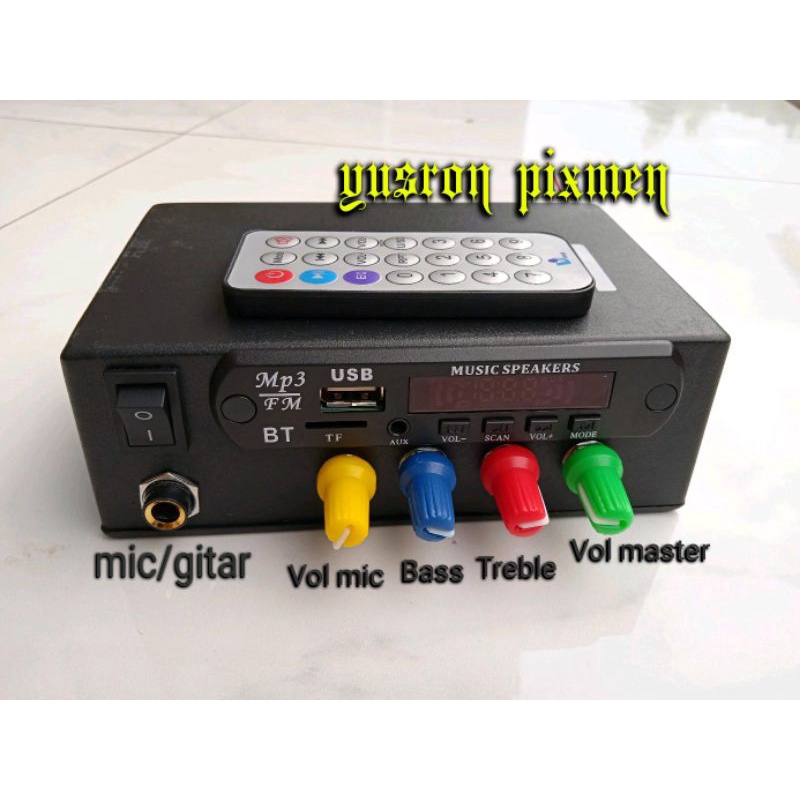 Jual Ampli Mini 12v Bluetooth + karaoke | Shopee Indonesia