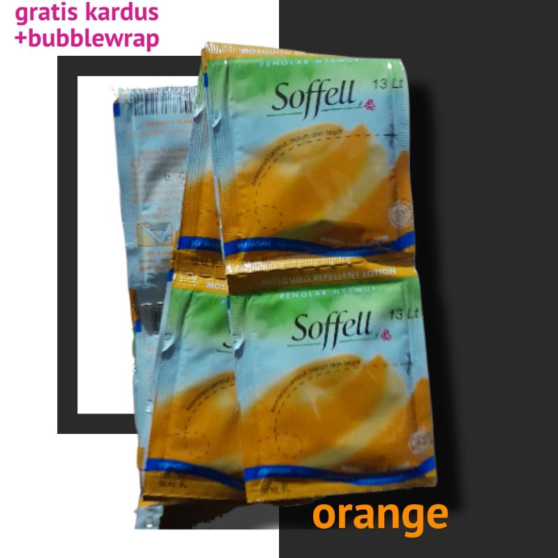 Jual Soffell / Sofel Sachet lotion obat anti nyamuk 10 pcs ( 10 sachet ...