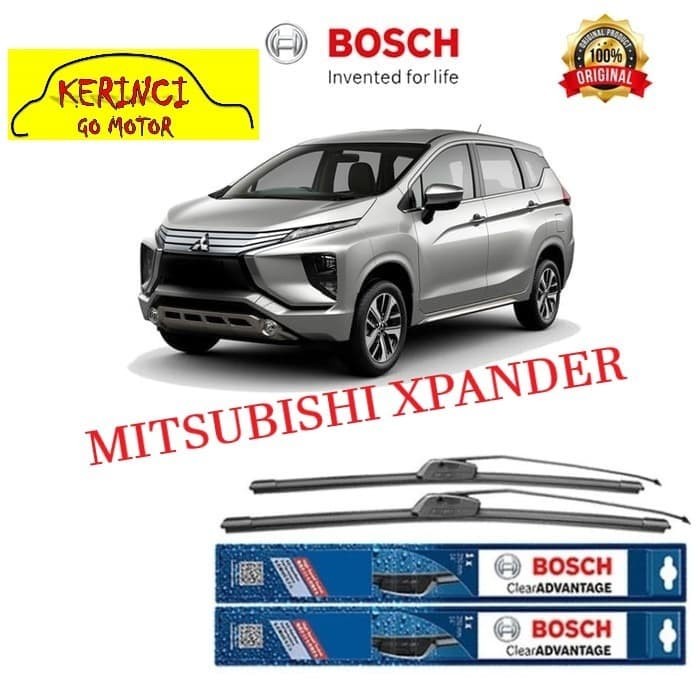Jual WIPER BOSCH CLEAR ADVANTAGE MITSUBISHI XPANDER 26" & 16" SEPASANG ...