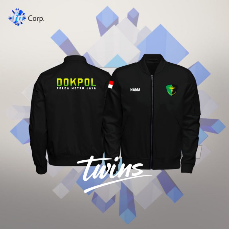 Jual JAKET BOMBER DOKPOL DOKKES DOKTER POLISI FORENSIK TERBARU (BISA ...