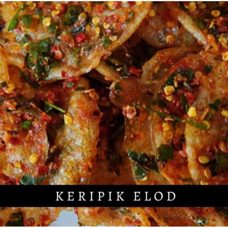 Jual keripik elod cemilan pedas mantappp | Shopee Indonesia