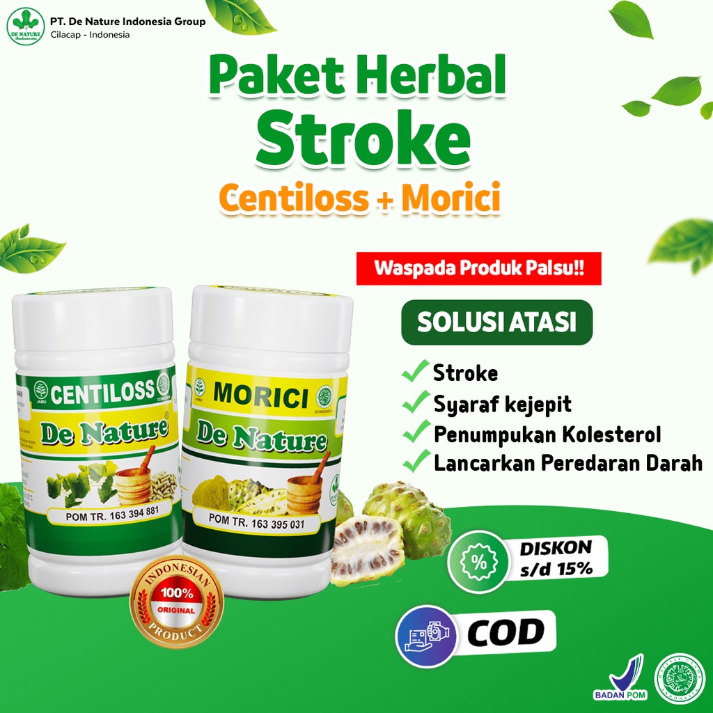 Jual Centilos & Morici Obat Stroke Hipertensi Lancarkan Penyumbatan ...