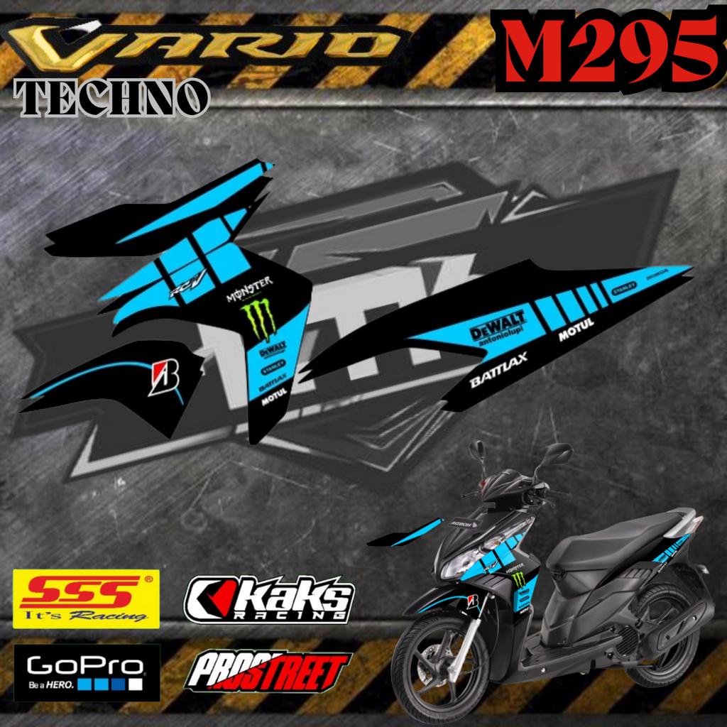 Jual STICKER STRIPING VARIO TECHNO 110 KODE M295 - Stiker Striping ...