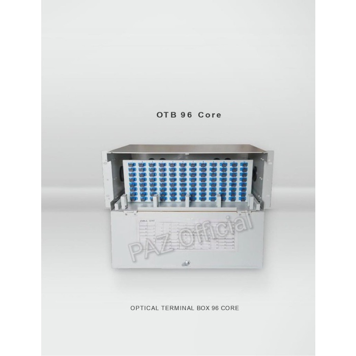 Jual OTB 96 Core PAZ ORI lengkap pigtail & adapter merk PAZ juga ...