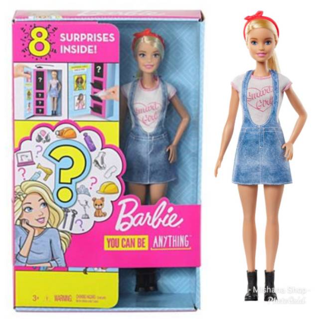 Jual Boneka Mattel Barbie Surprise Career Doll Geologist & 3 set baju ...