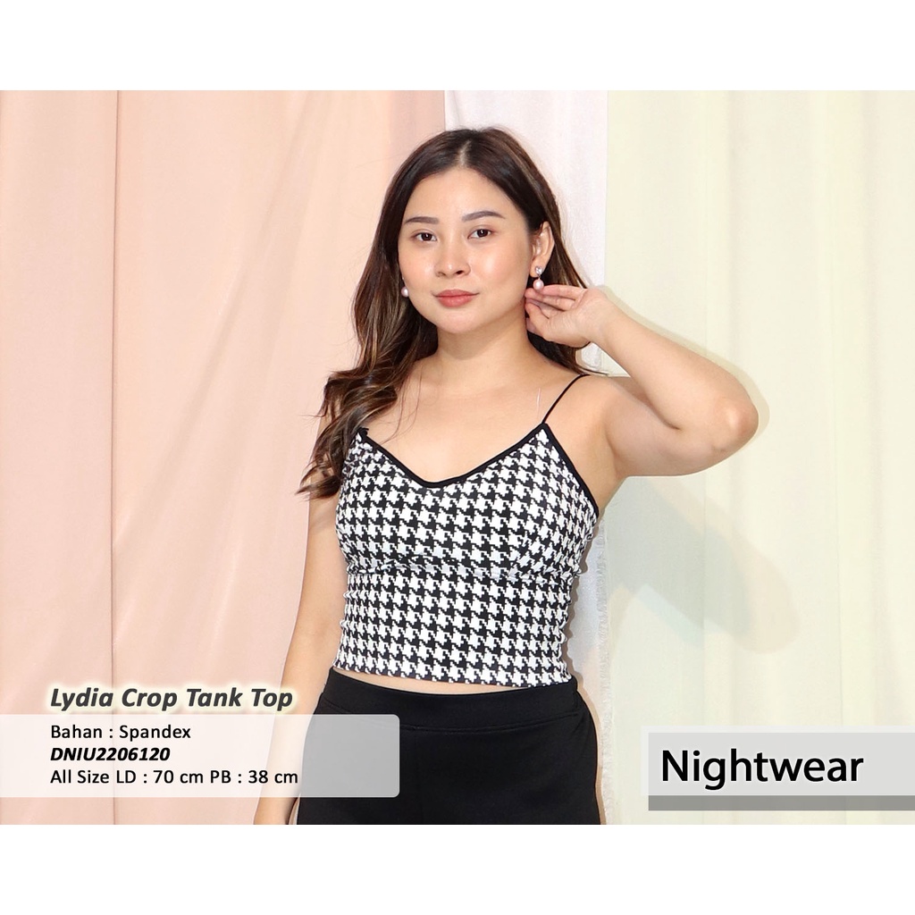 Jual De'Mode - Lydia Crop Tank Top (6pcs) | Shopee Indonesia