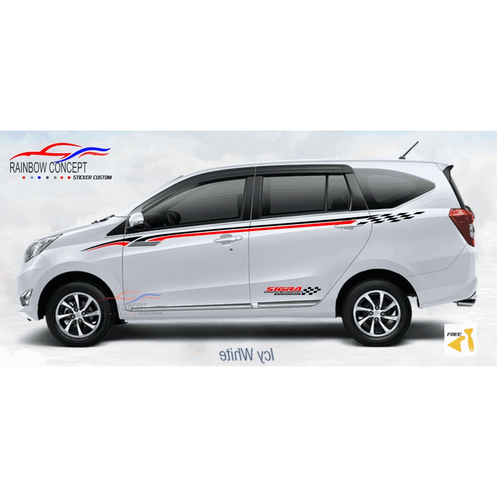 Jual STICKER SIGRA STIKER SIGRA CUTTING LIST MOBIL DAIHATSU SIGRA ...