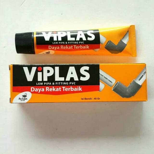 Jual Lem Pipa PVC Viplas Avian Brands 40gram | Shopee Indonesia